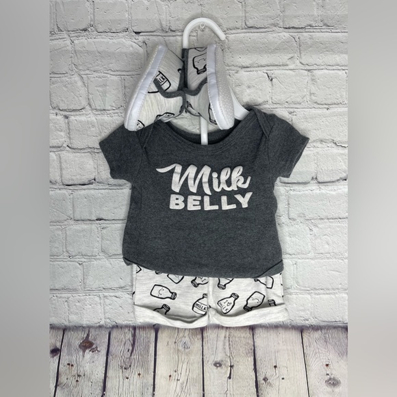 Bon Bebe | Matching Sets | Bon Bb 3 Piece Outfit 3 Months Small Milk ...